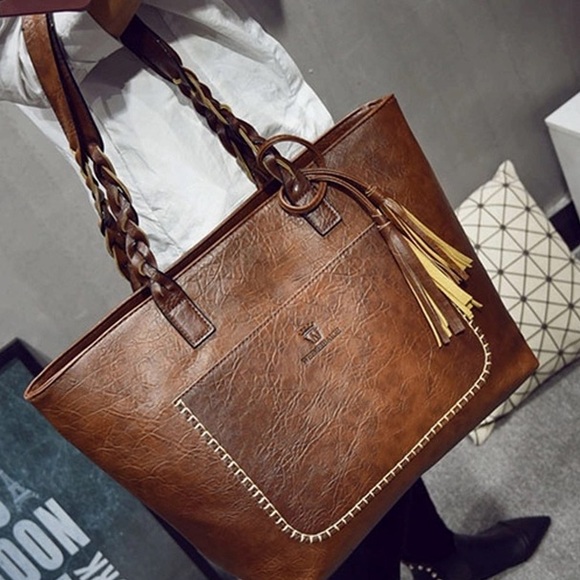 Bags | New Large Brown Tote | Poshmark